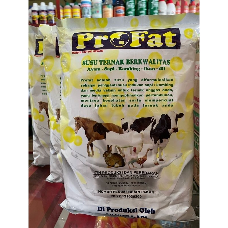 Jual PROFAT 1KG - SUSU TERNAK PENGGANTI SUSU INDUKAN | Shopee Indonesia