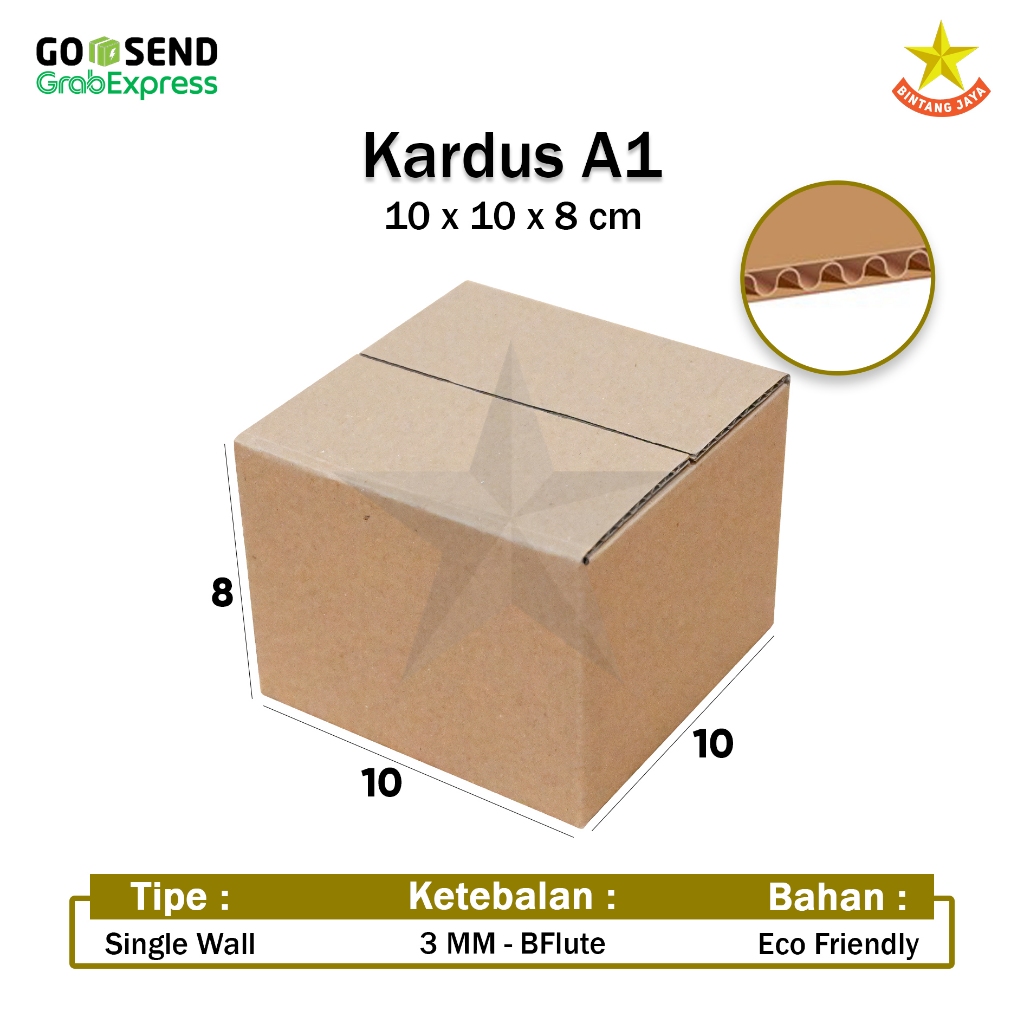 Jual KARDUS 10 x 10 x 8 / BOX KARTON / DUS PACKING / KEMASAN SPRAY GUN ...