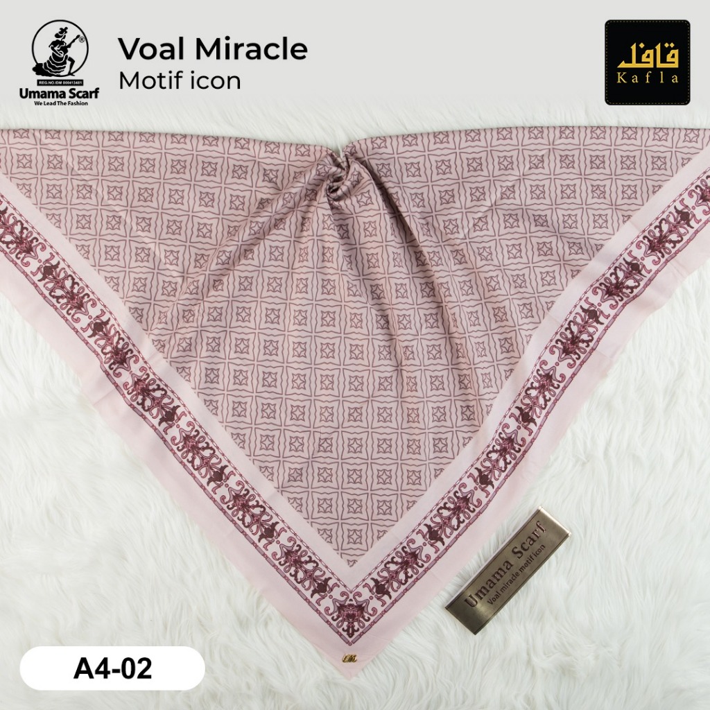 Jual Hijab Voal Miracle Motif LC Metal Logo Umama Scarf | Shopee Indonesia