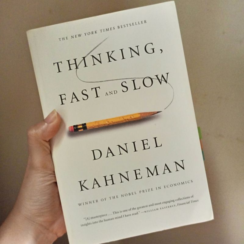 Jual Thinking Fast and Slow Daniel Kahneman English Version Preloved ...