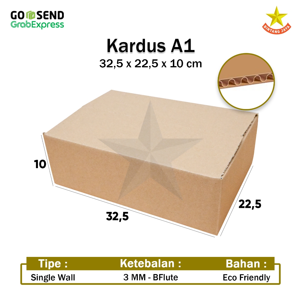 Jual GOSEND Kardus Box 32.5x22.5x10 Dus Polos Packaging Buket Sepatu ...