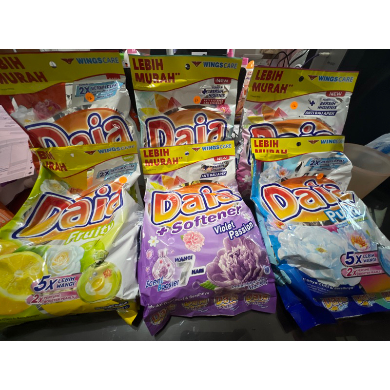 Jual DAIA DETERJEN BUBUK 800gr (TIDAK BERHADIAH PIRING)* | Shopee Indonesia