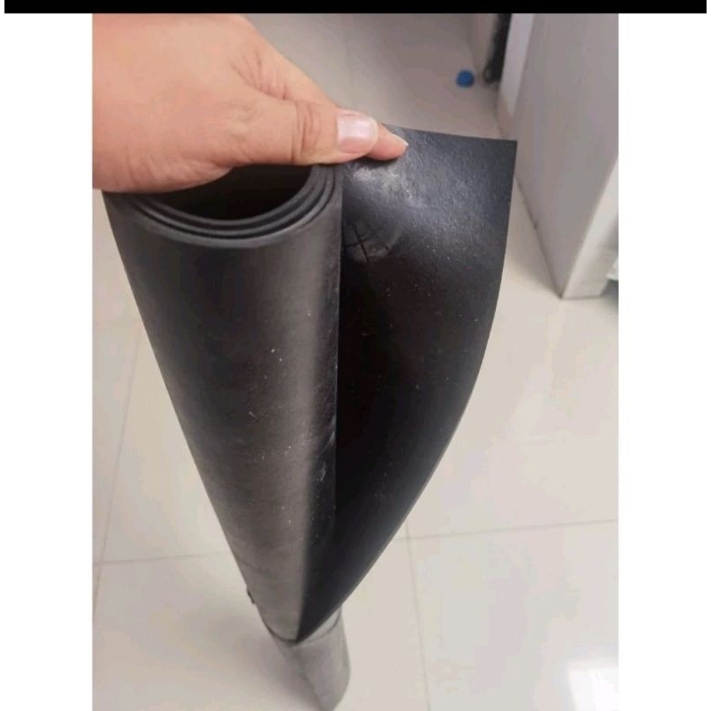 Jual Rubber sheet / Karet Hitam lembaran 3mm X 1 Roll ( 20 meter) | Shopee Indonesia
