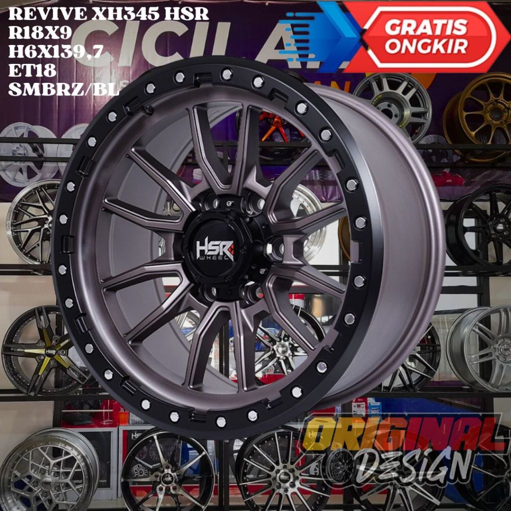 Jual Velg Mobil Ring 18 HSR REVIVE R18 UNTUK TRITON , HILUX , DMUX ...