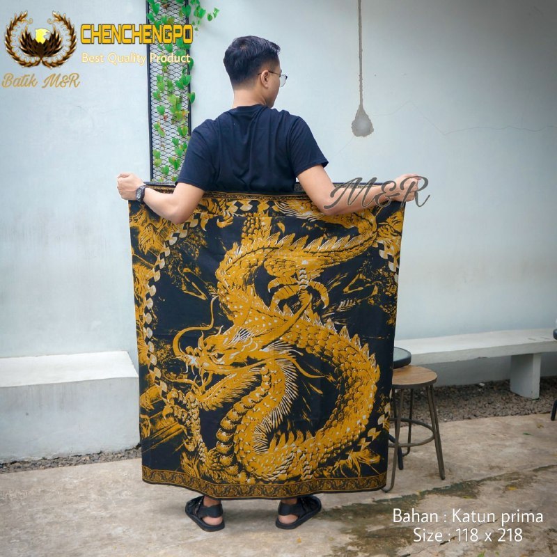 Jual Sarung Batik Motif Naga Emas | Shopee Indonesia