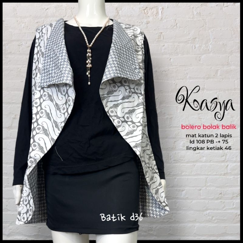 Jual Cardi batik wanita jumbo murah tebal motif Bolak balik kekinian ...