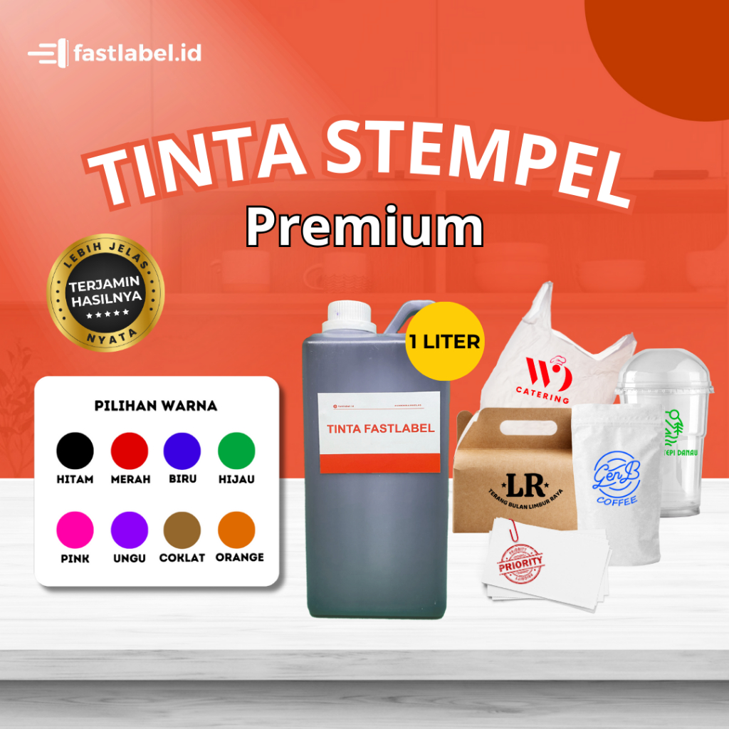 Jual FASTLABEL TINTA STEMPEL FLASH 1 LITER | TINTA STEMPEL PERMANEN 1 ...