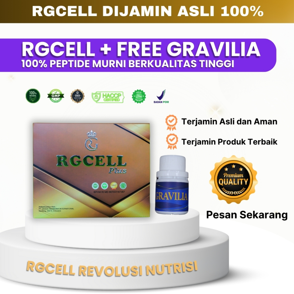 Jual RG CELL + GRAVILIA isi 30 kapsul- Mempercepat penyembuhan luka ...