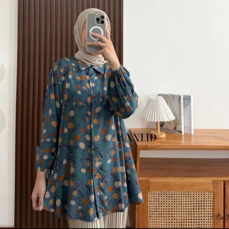Jual SIENKA BLOUSE MOTIF/BLOUSE RAYON MOTIF/ATASAN RAYON/BLOUSE MURAH ...