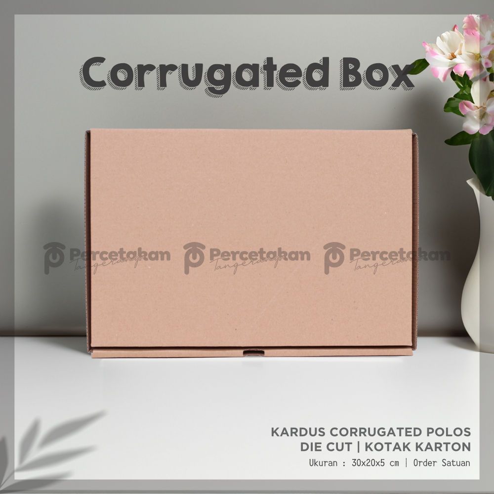 Jual Kardus Corrugated 30x20x7 CM | Die Cut | Kotak Karton | Box ...