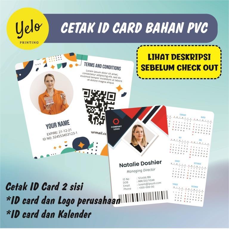 Jual Cetak ID Card Bahan PVC | Shopee Indonesia