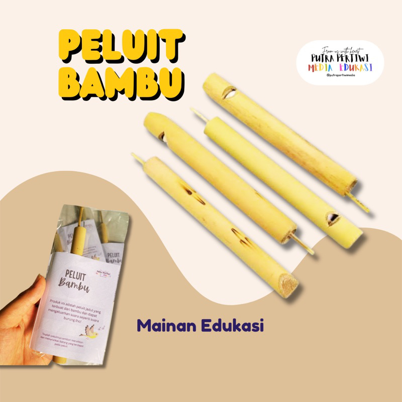 Jual Mainan Tradisional Peluit Bambu Suara Burung Mainan Jadul - CV ...
