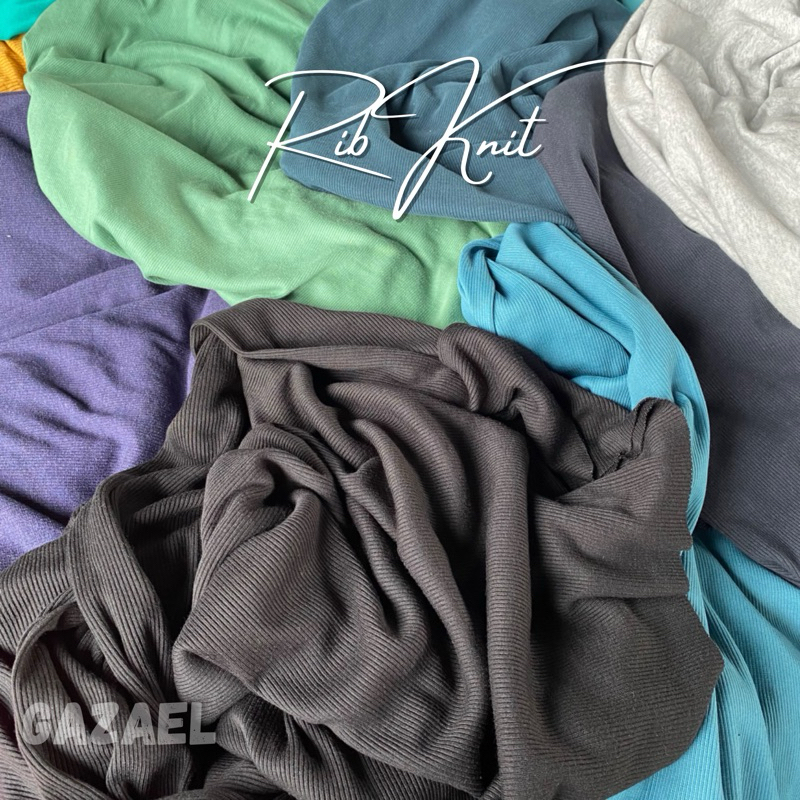 Jual Bahan Kain Rib Knit (Harga Per 1KG) | Shopee Indonesia