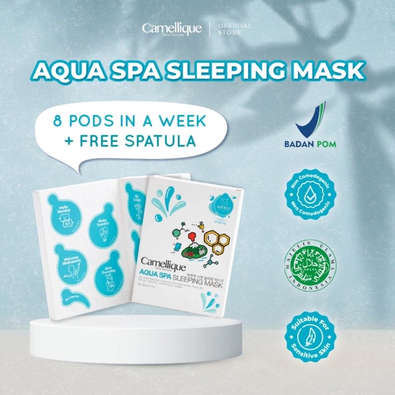 Jual CAMELLIQUE Aqua Spa Sleeping Mask | Shopee Indonesia