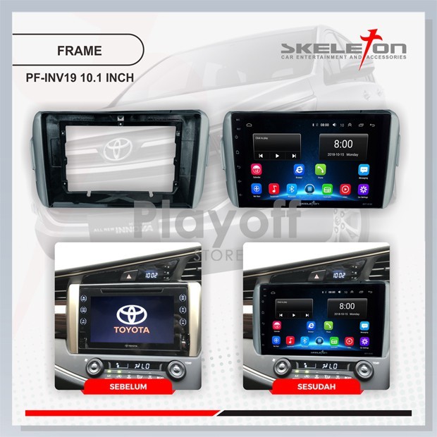 Jual Paket Head Unit INNOVA REBORN 2016 UP, 9 &10 Inch 2/32gb + Frame ...