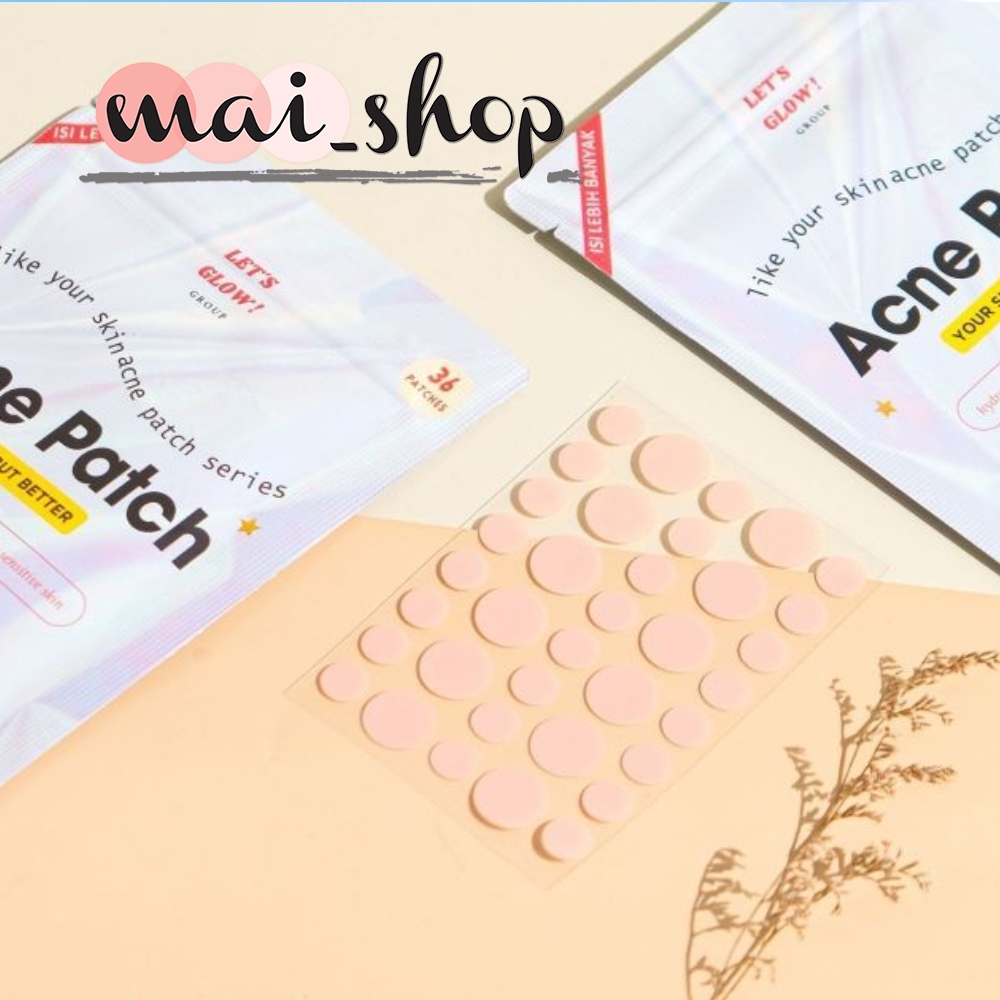Jual LETS GLOW ACNE PATCH STIKER JERAWAT WARNA KULIT BEIGE | Shopee ...