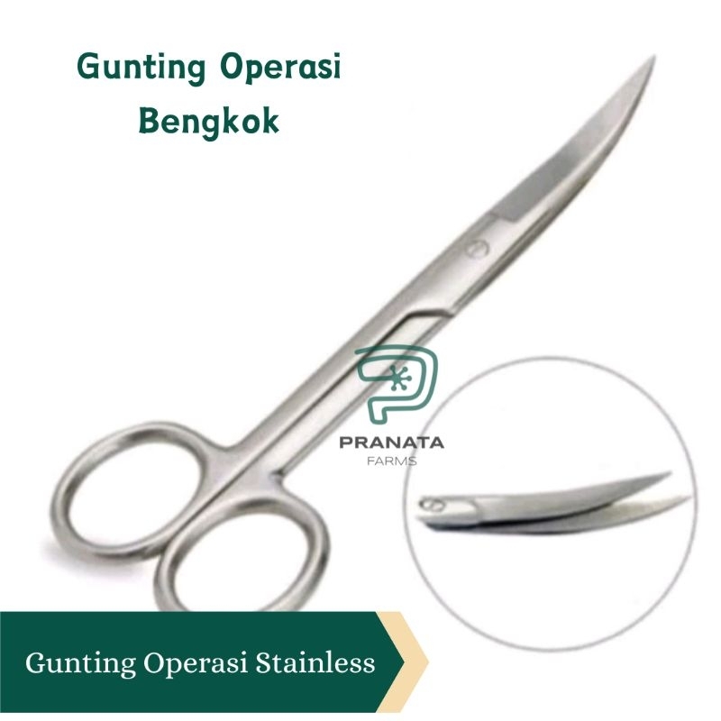 Jual Gunting Medis Stainless, Gunting Operasi Bedah Onemed 14cm ...