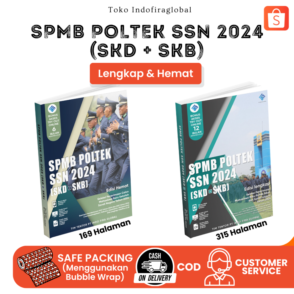 Jual Versi Terbaru Buku SPMB POLTEK SSN 2024 [SKD + SKB] (Edisi Hemat ...