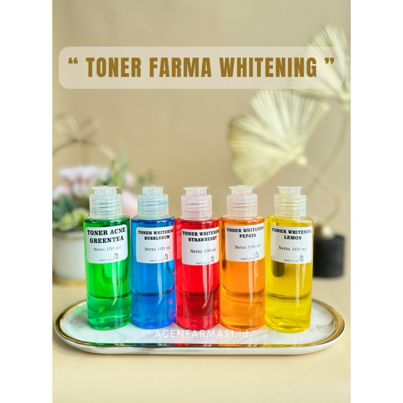 Jual [COD] Toner Whitening Farma Aroma Buah 100ml | Shopee Indonesia