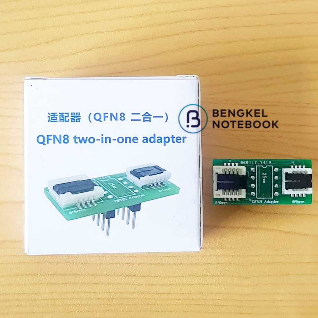 Jual Socket Bios Flash QFN8 To DIP8 2in1 WSON8 MLF8 MLP8 DFN8 Adapter 6*5MM 8*6MM | Shopee Indonesia