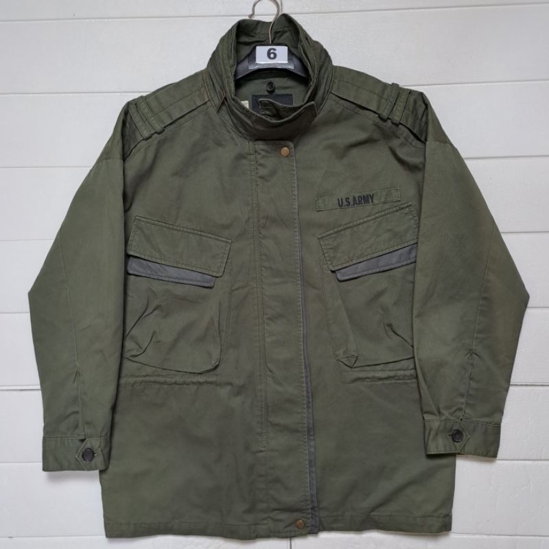 Jual JAKET PARKA JUNGLE FATIGUE CODES COMBINE US ARMY SIZE L | Shopee ...