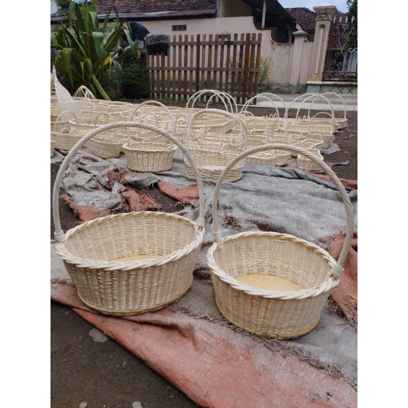Jual packaging parcel lebaran dari rotan parcel rotan keranjang parcel ...