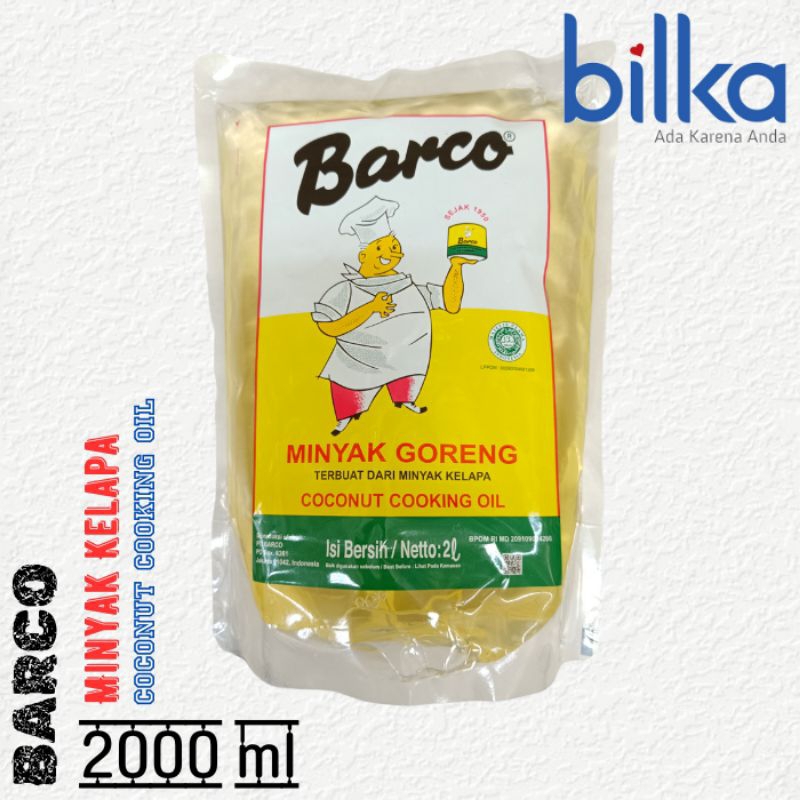 Jual BARCO Minyak Kelapa 2000ml | Shopee Indonesia