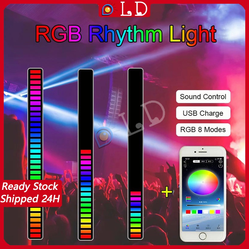 Jual EA Audio Lampu LED RGB bar Strip spectrum Audio Indicator voice ...