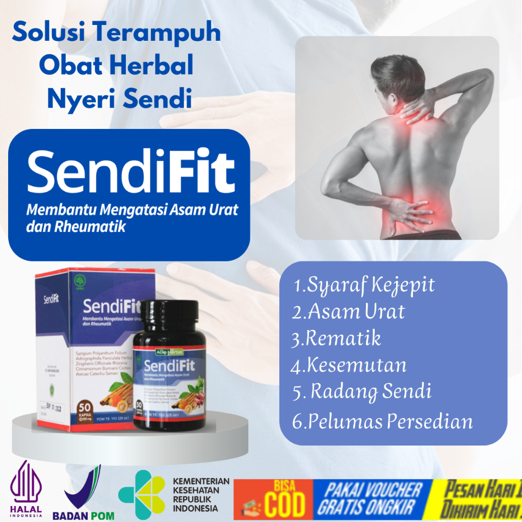 Jual Obat Saraf Kejepit ,Asam Urat , Sakit Pinggang, Radang Nyeri Sendi ...