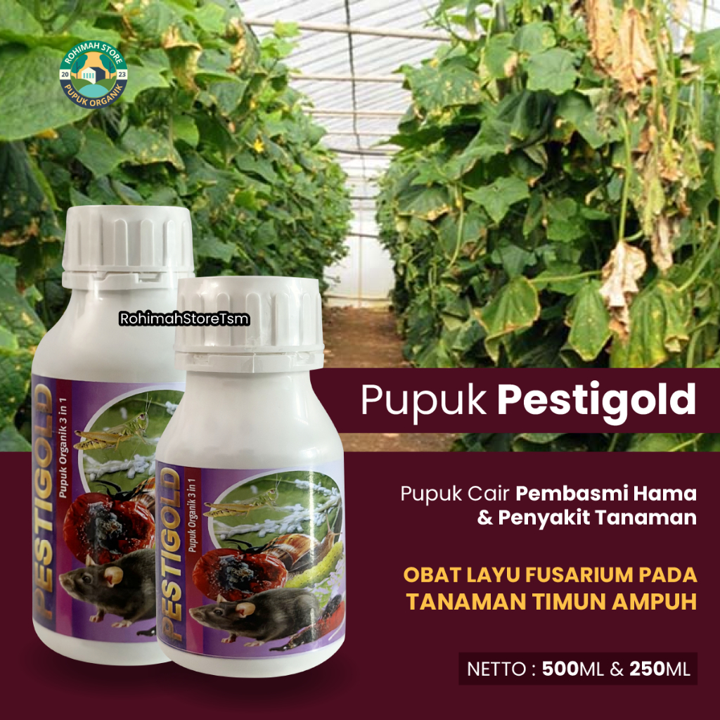 Jual Pupuk Pestigold Layu Fusarium, Fungisida Rodentisida Pestisida ...