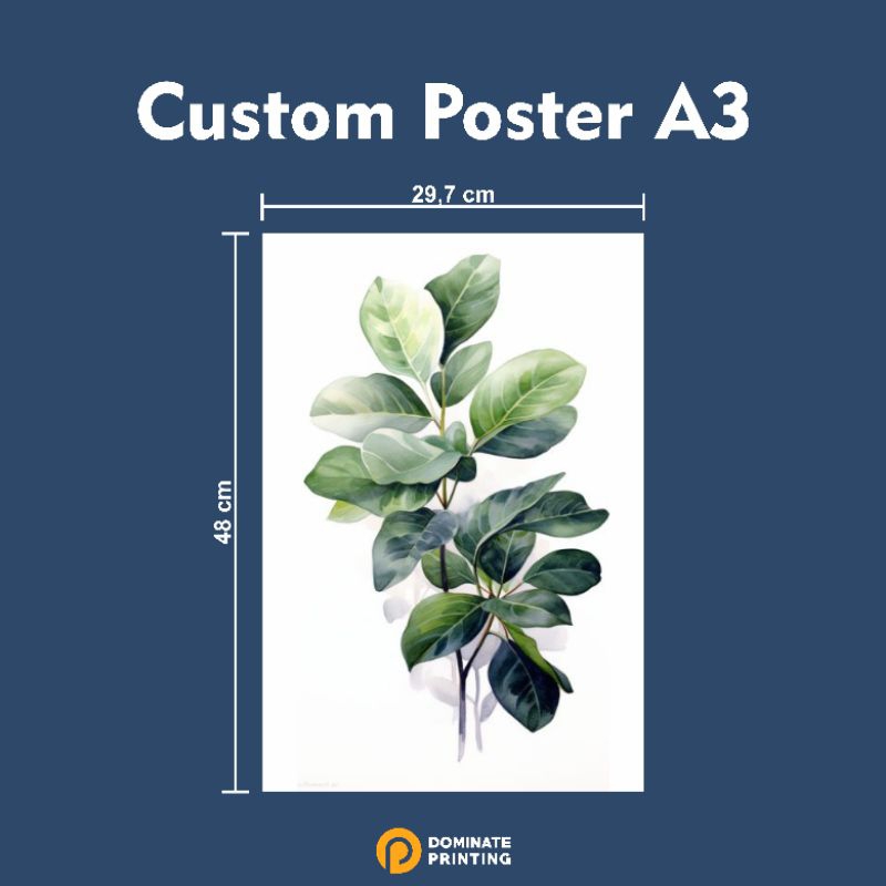 Jual Cetak poster custom A3+ | Shopee Indonesia