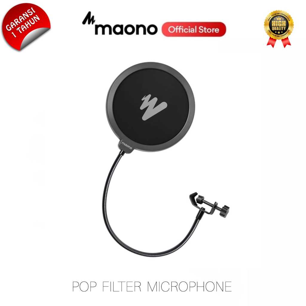Jual MAONO PF150 Microphone Pop Filter Metal Shield Double | Shopee ...