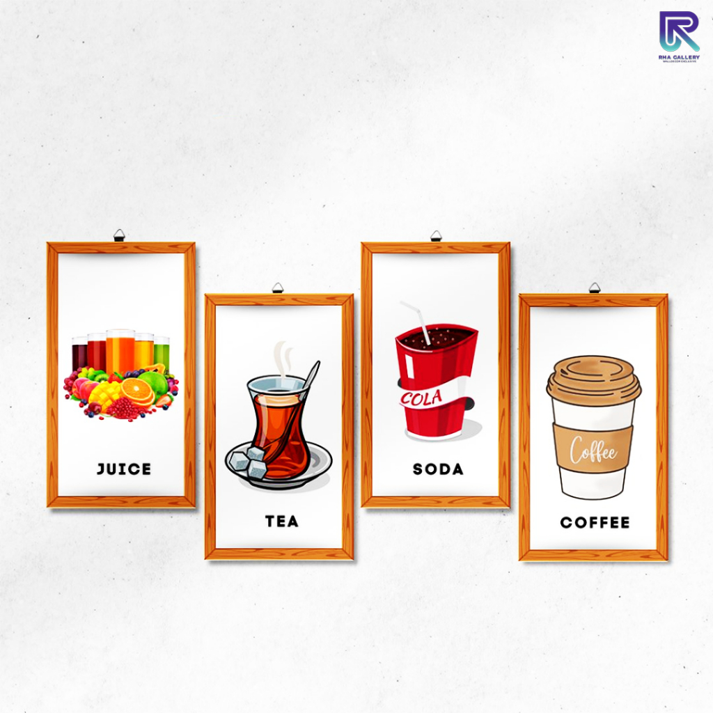 Jual RHA GALLERY Hiasan Dinding SET Kedai Coffee Menu Aesthetic ...