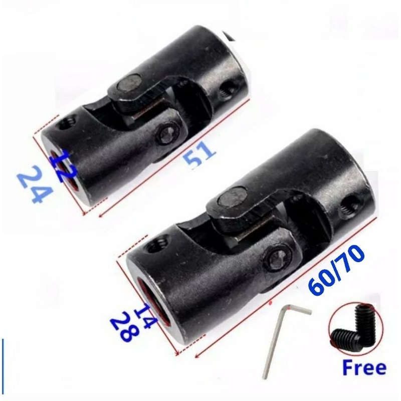 Jual Motor coupling coupler joint connector konektor sambungan 12x12mm ...