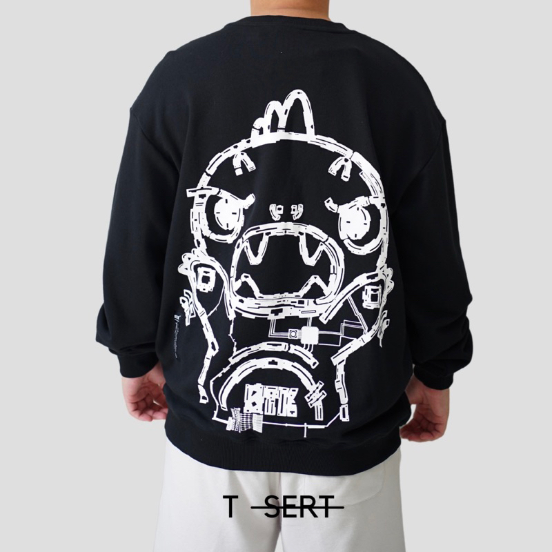 Jual BTK Robot Monster Sweater Black Original ( 100% Authentic ...