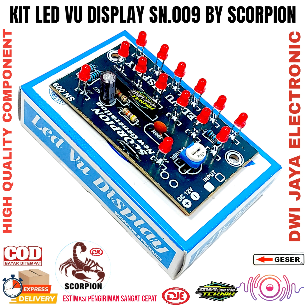 Jual LED VU DISPLAY SCORPION | Shopee Indonesia