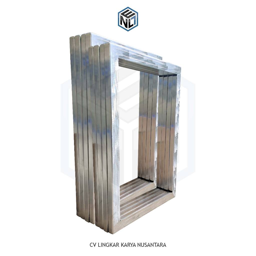 Jual Frame Alumunium | Plangkan Screen Sablon Kaos Alumunium 25x35 ...