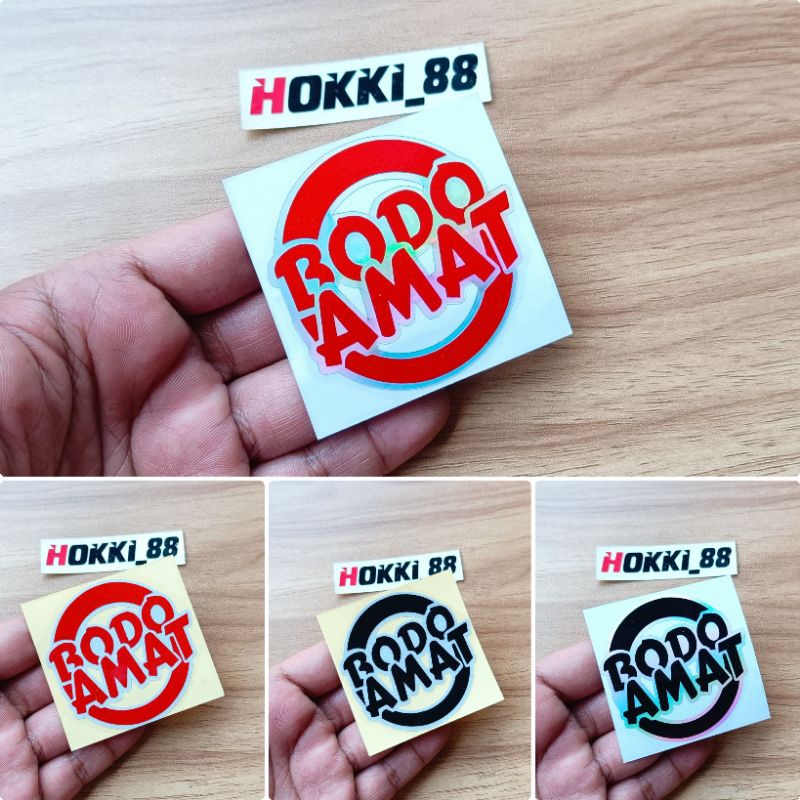 Jual Stiker cutting BODO AMAT | Shopee Indonesia