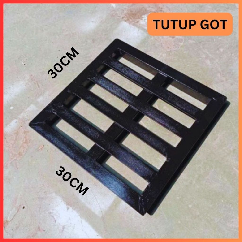 Jual Tutup Got Selokan Grill Manhole Bahan Besi Bisa Custom | Shopee ...