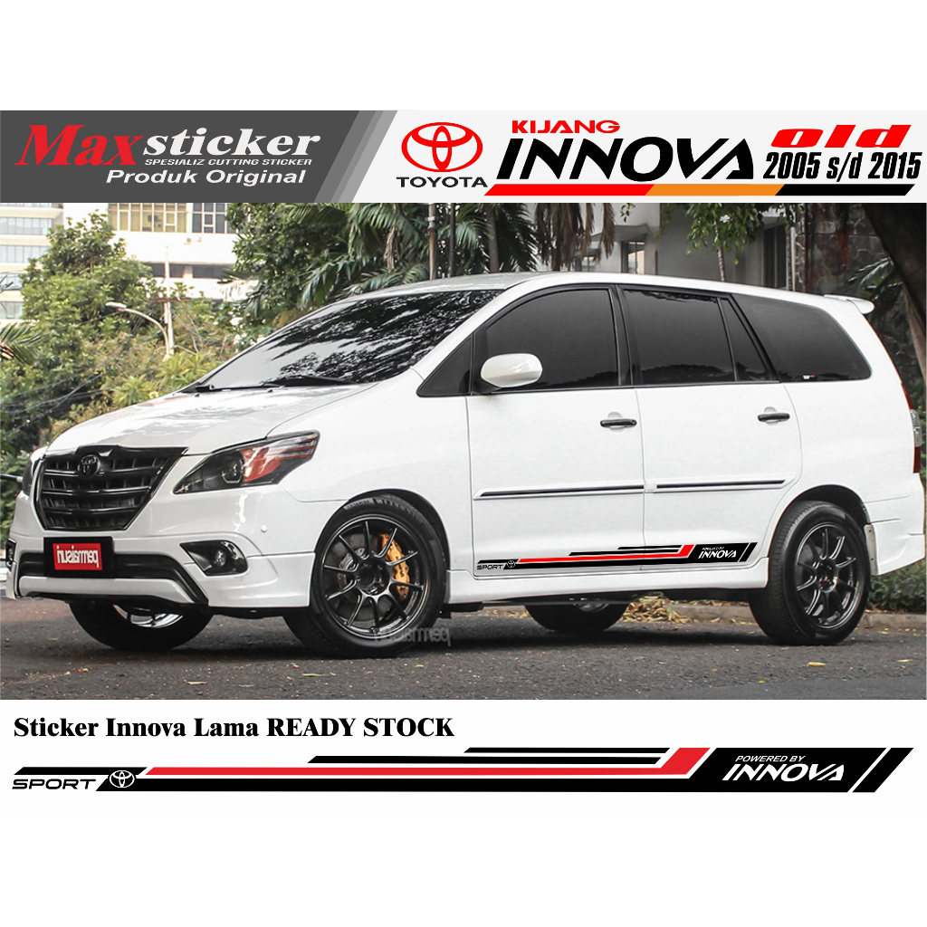 Jual STICKER AKSESORIS INNOVA LAMA STICKER MOBIL TOYOTA INNOVA LAMA ...