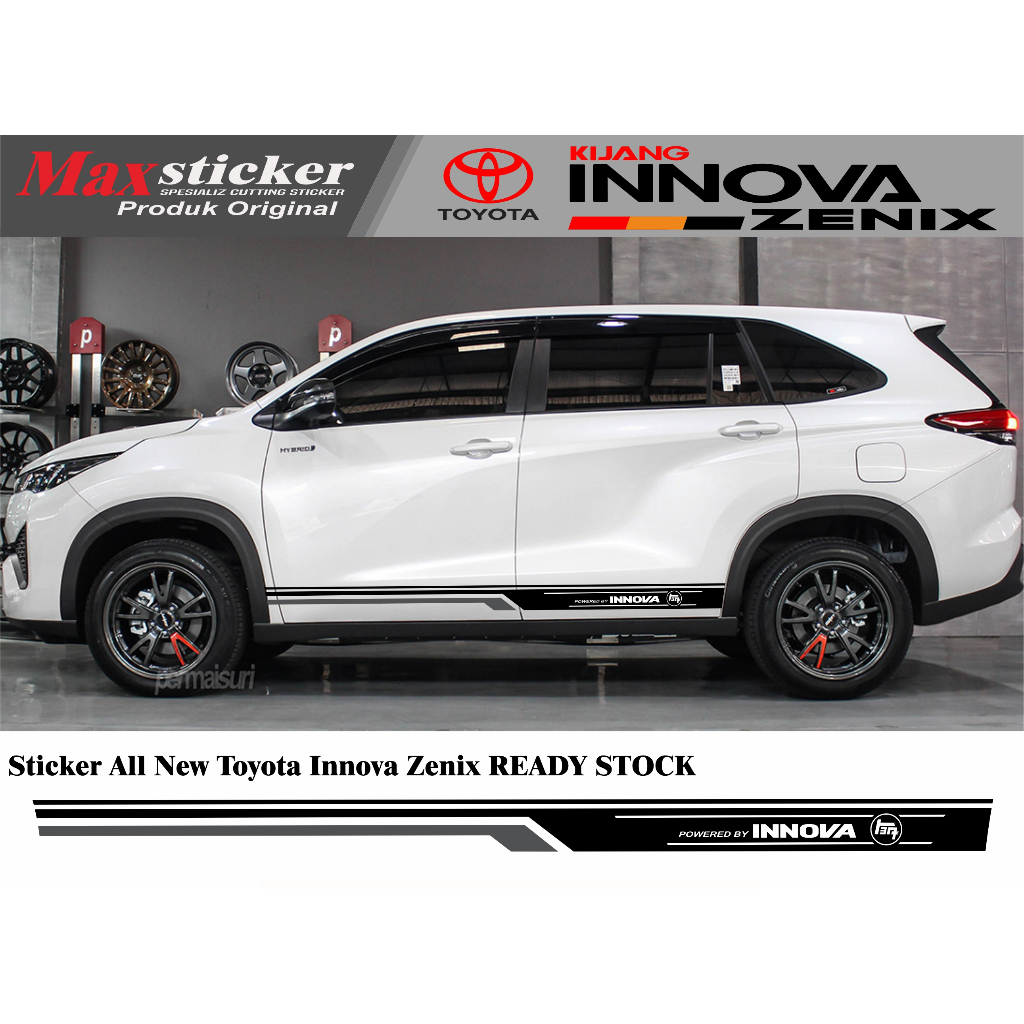 Jual STICKER TOYOTA INNOVA ZENIX TERBARU STICKER VARIASI INNOVA ZENIX ...