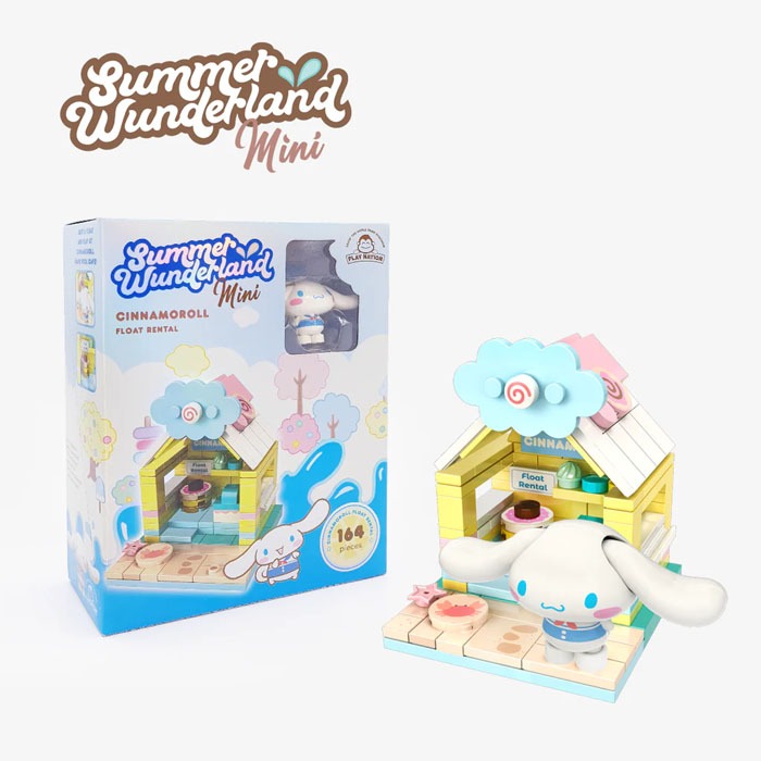 Jual Play Nation Sanrio Cinnamoroll Float Rental Bricks Figure | Shopee ...