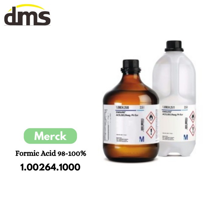 Jual Formic Acid 98-100% 1 liter, 1.00264.1000 Merck | Shopee Indonesia
