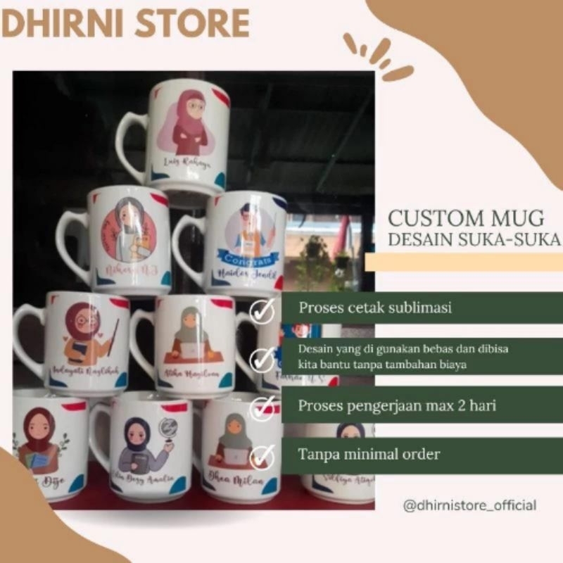 Jual Mug Custom Lucu Suka - Suka | Shopee Indonesia