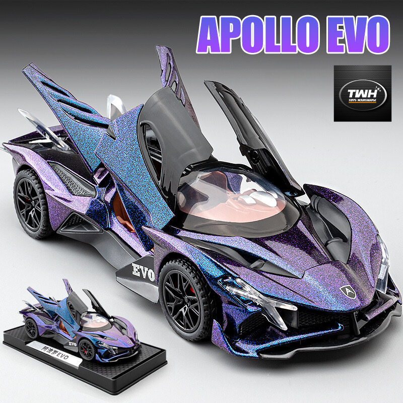 Jual TWH DIECAST APOLLO EVO SKALA 1:32 & 1:24 STAR PURPLE MOBIL KOLEKSI ...