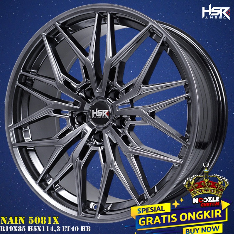 Jual Velg Mobil Ring 19 Lubang 5 Pcd 114,3 Pelek Racing R19 HSR Terbaru | Shopee Indonesia
