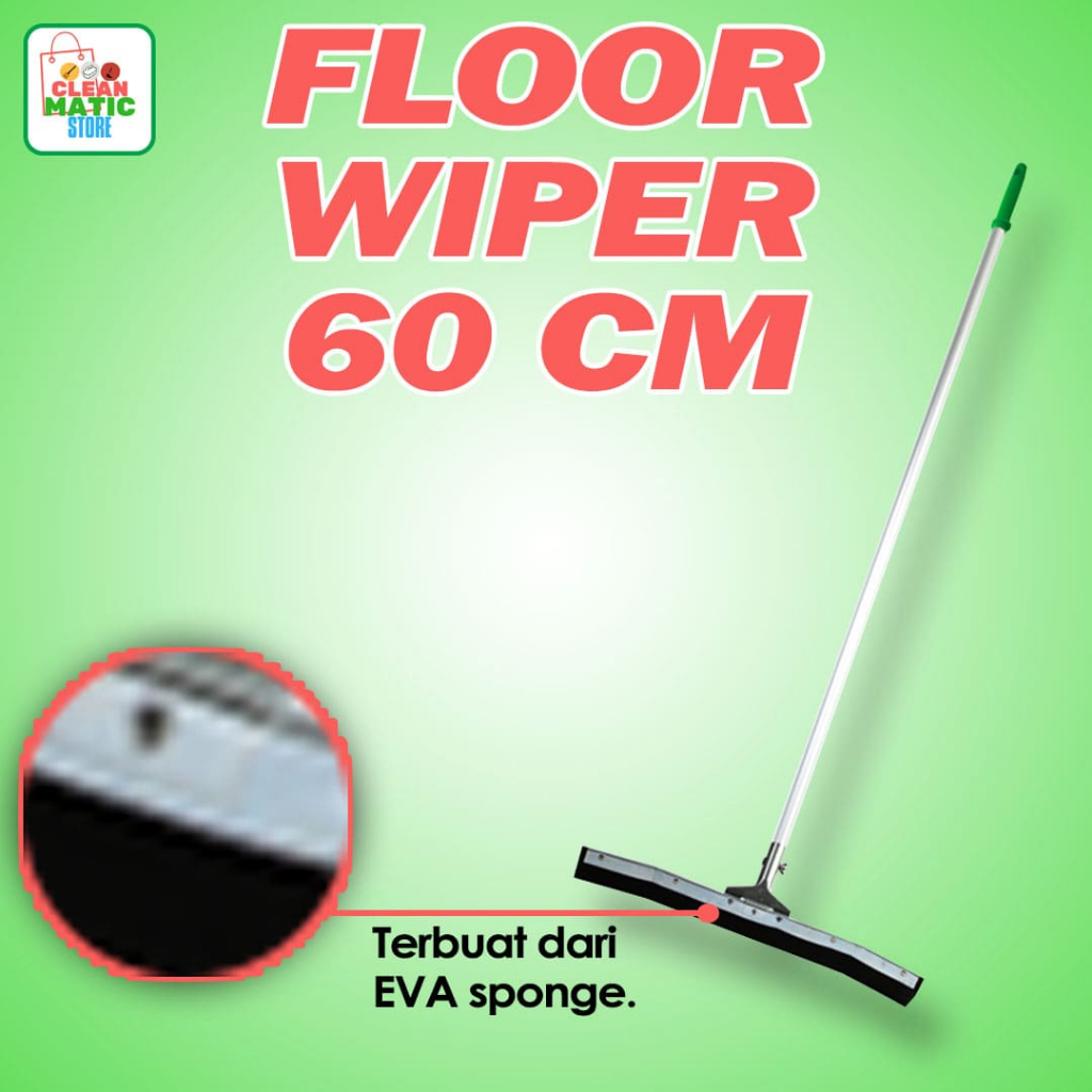 Jual Clean Matic - Pendorong Air ( Floor Wiper ) 60 cm | Shopee Indonesia