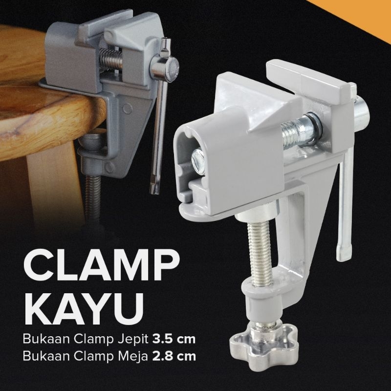 Jual Clamp Meja Ragum Catok Mini Bench Vise 37mm Tanggem | Shopee Indonesia
