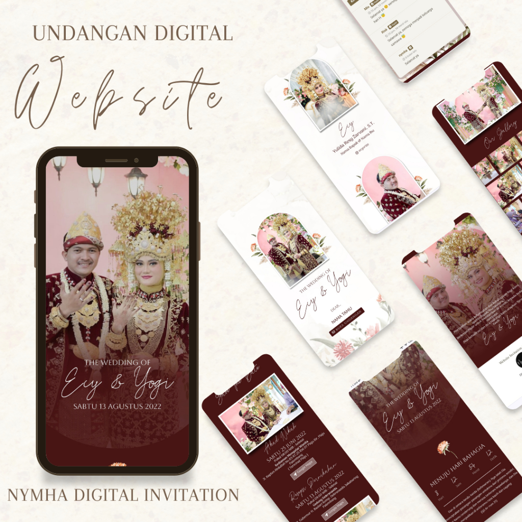 Jual Undangan Digital Website Murah & Cepat | Undangan pernikahan ...