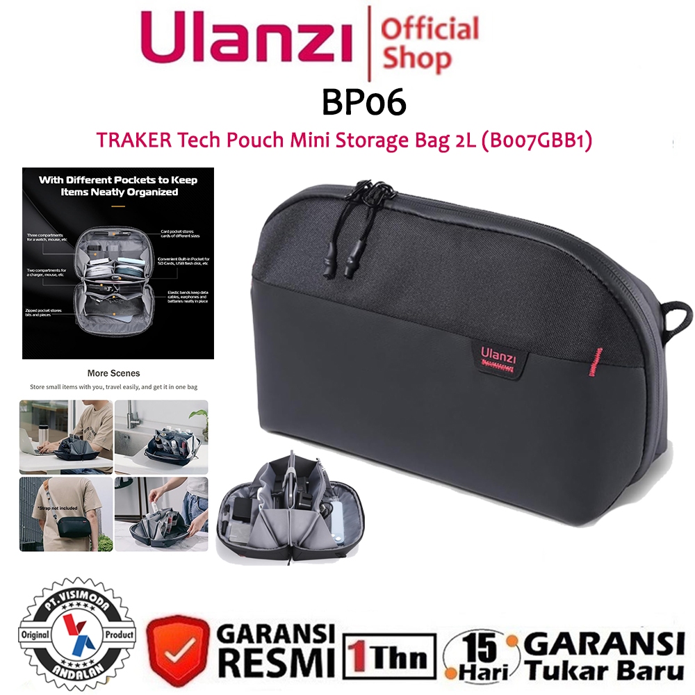 Jual Ulanzi BP06 2L Tracker Tech Pouch Mini Storage Bag | Shopee Indonesia